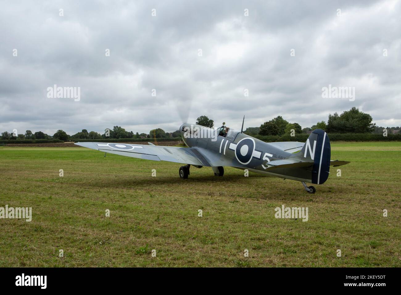 Leicester, united kingdom, 05, September 2015 ww2 Supermarine Seafire ...