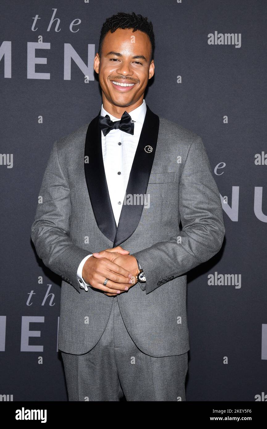 New York, USA. 14th Nov, 2022. Mark St. Cyr walks the red carpet for ...