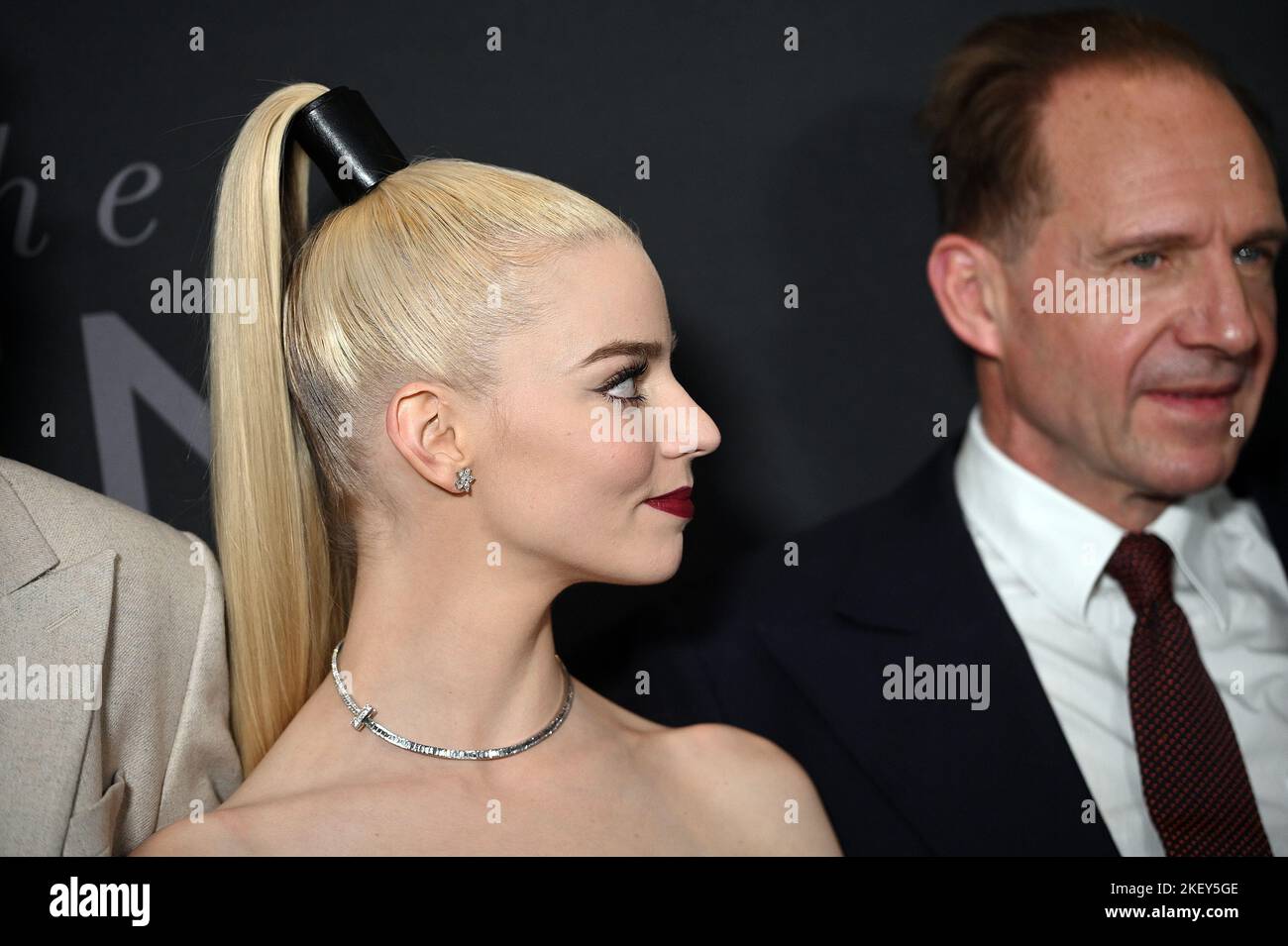 New York, NY, November 14, 2022. (L-R) Anya Taylor-Joy and Ralph ...