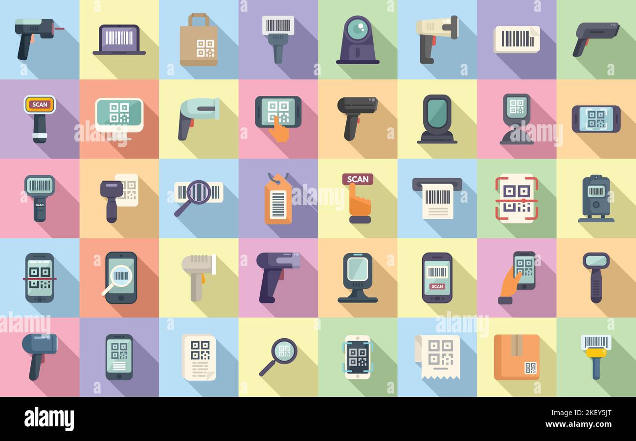 Scanning your ticket Stock Vector Images - Alamy