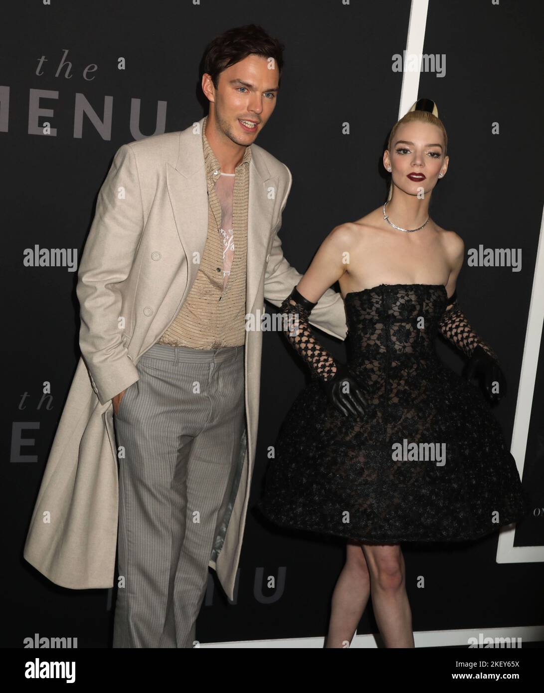 November 14, 2022, New York City, New York, USA: Actors NICHOLAS HOULT ...