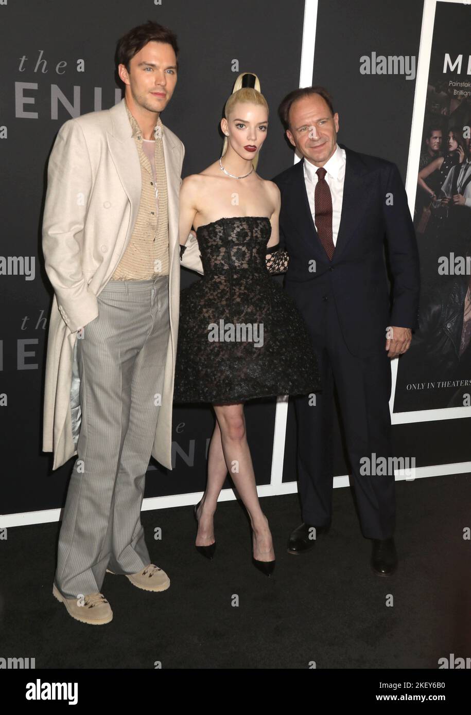 November 14, 2022, New York City, New York, USA: Actors NICHOLAS HOULT ...