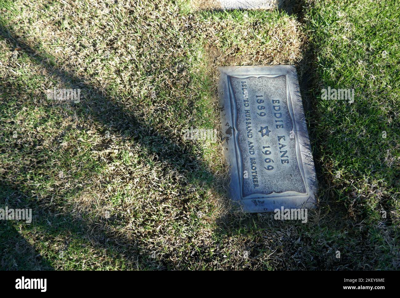 Los Angeles, California, USA 10th November 2022 Actor Eddie Kane's Grave in Moses Section at ...