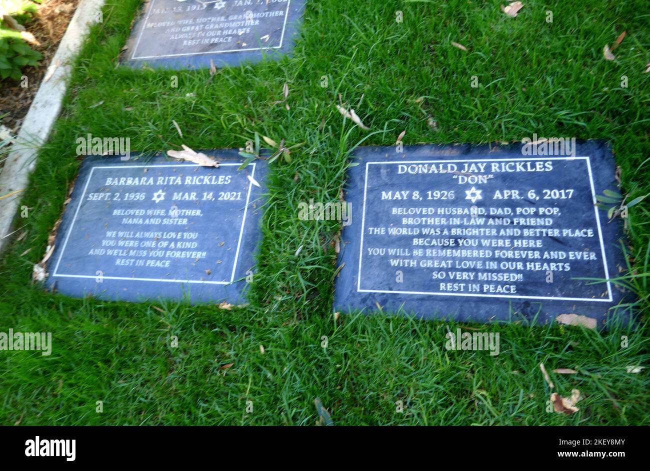 Los Angeles, California, USA 10th November 2022 Comedian Don Rickles Grave at Mount Sinai ...
