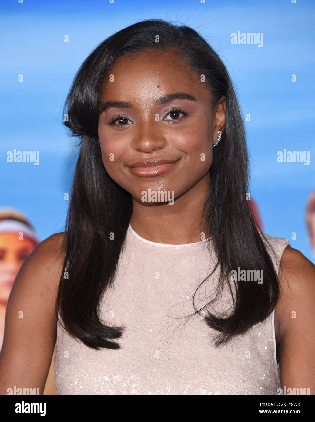 Los Angeles, CA on November 14, 2022. Saniyaa Sidney arriving to the US ...