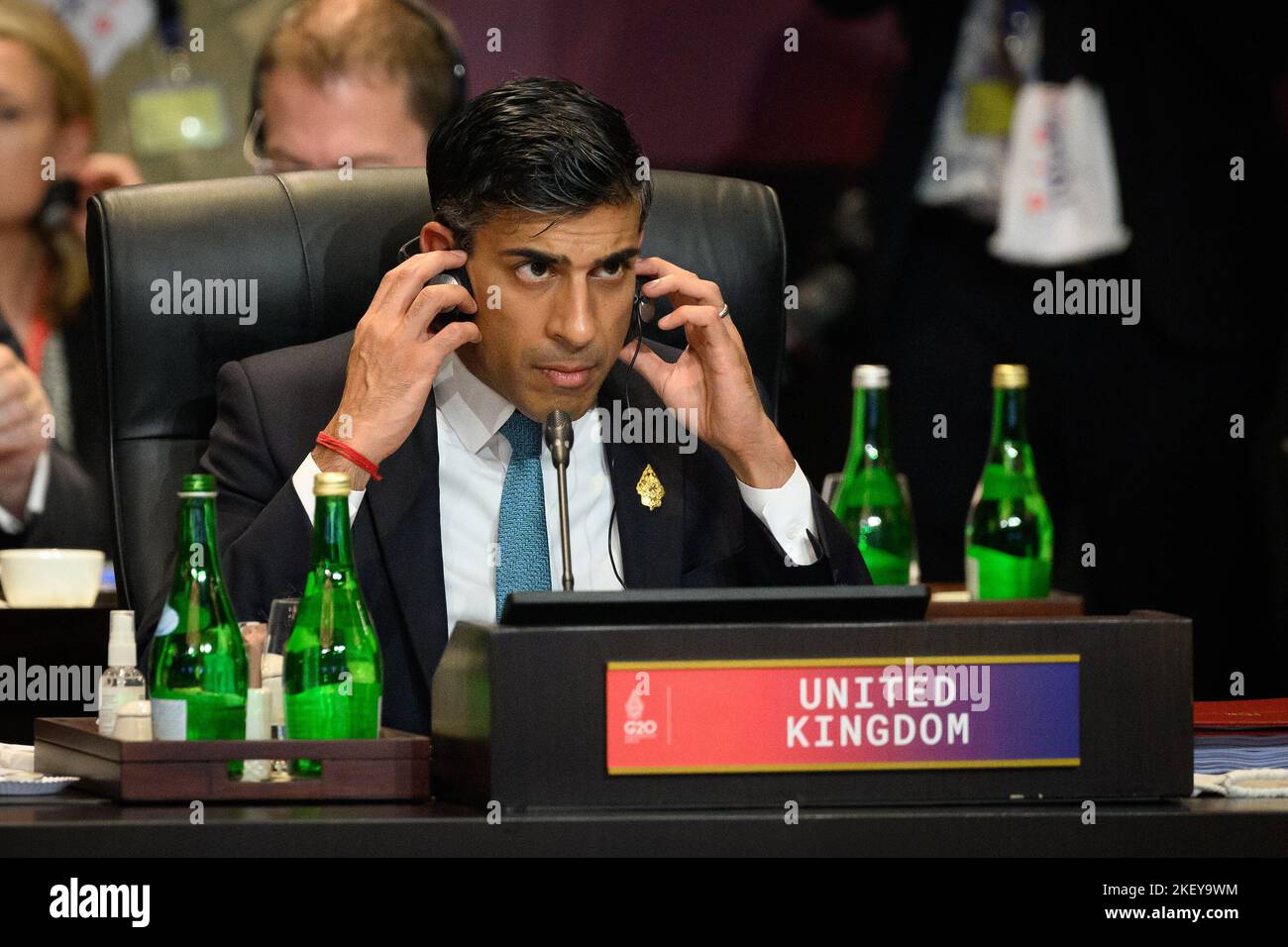 Prime Minister Rishi Sunak attends a working session on food and energy ...