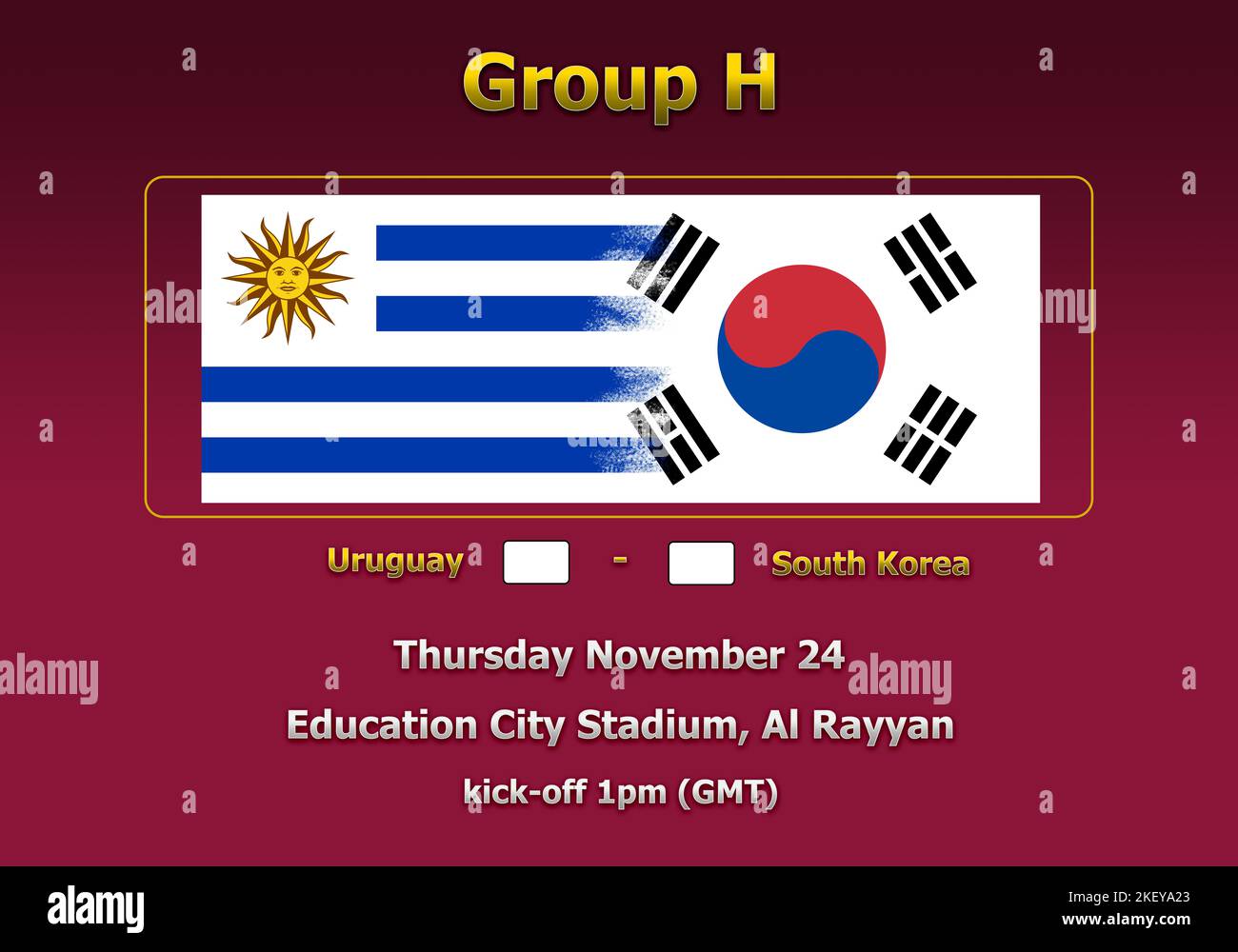 Concept 3d illustration group stage of World Cup Qatar 2022 ...