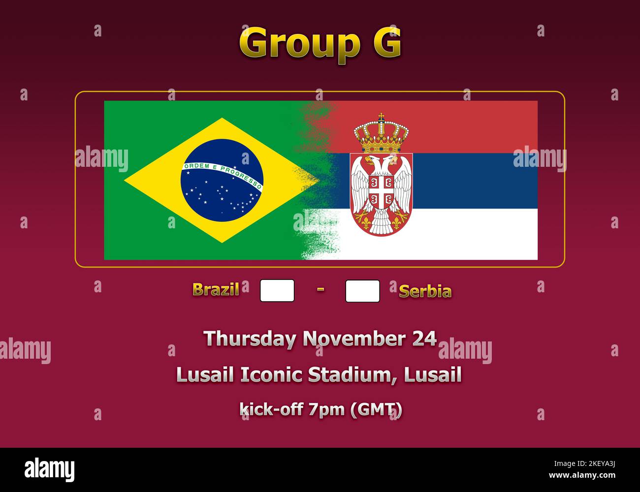 Concept 3d illustration group stage of World Cup Qatar 2022 ...