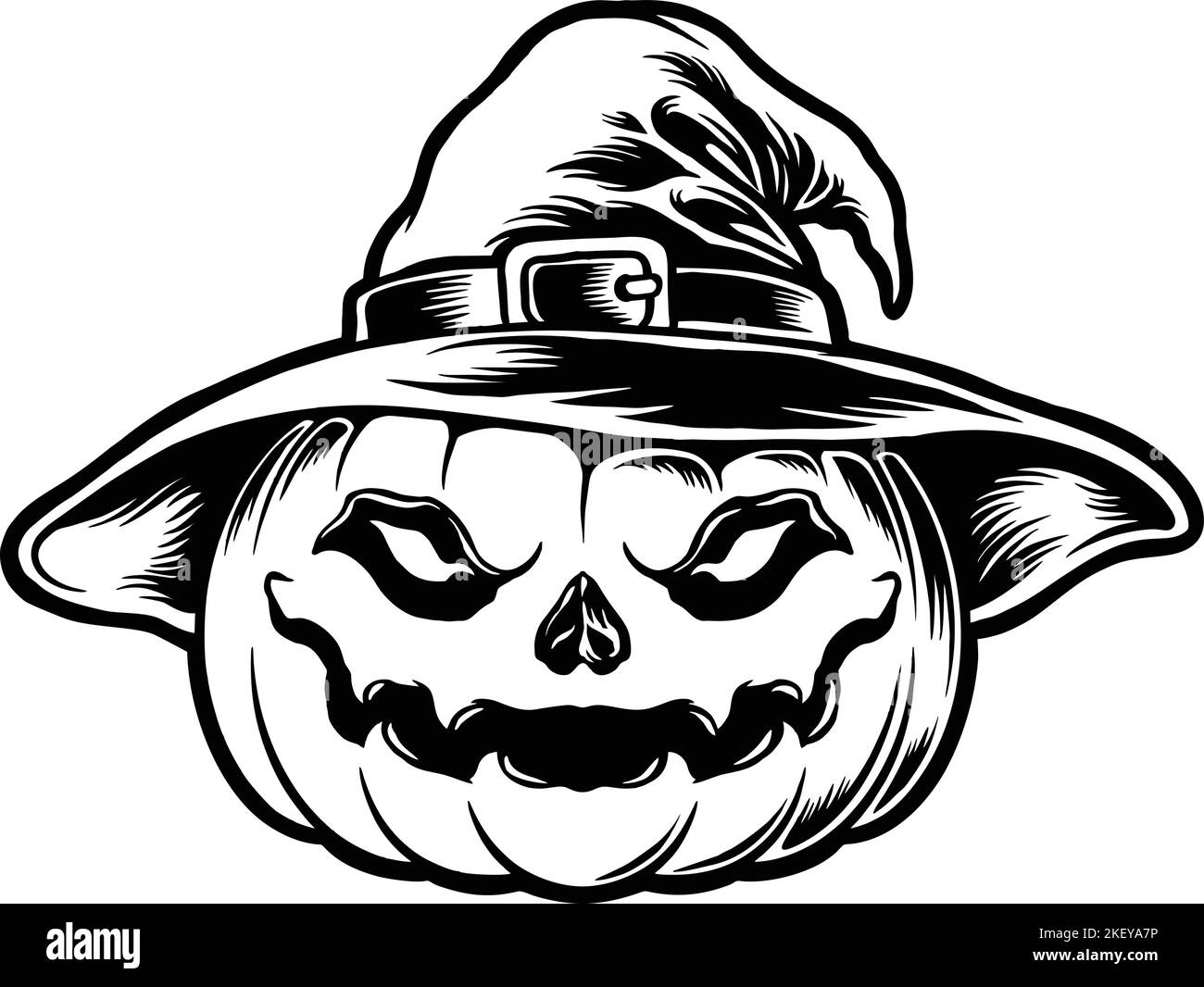 Scarecrow Head Clipart Black And White