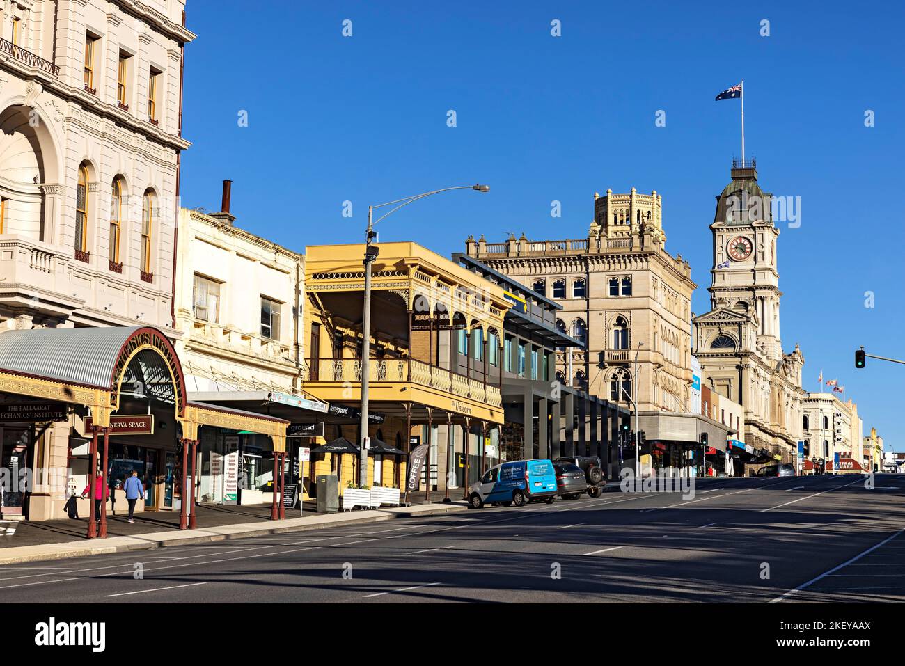 Ballarat Australia / Ballarat's central main street Sturt Street ...