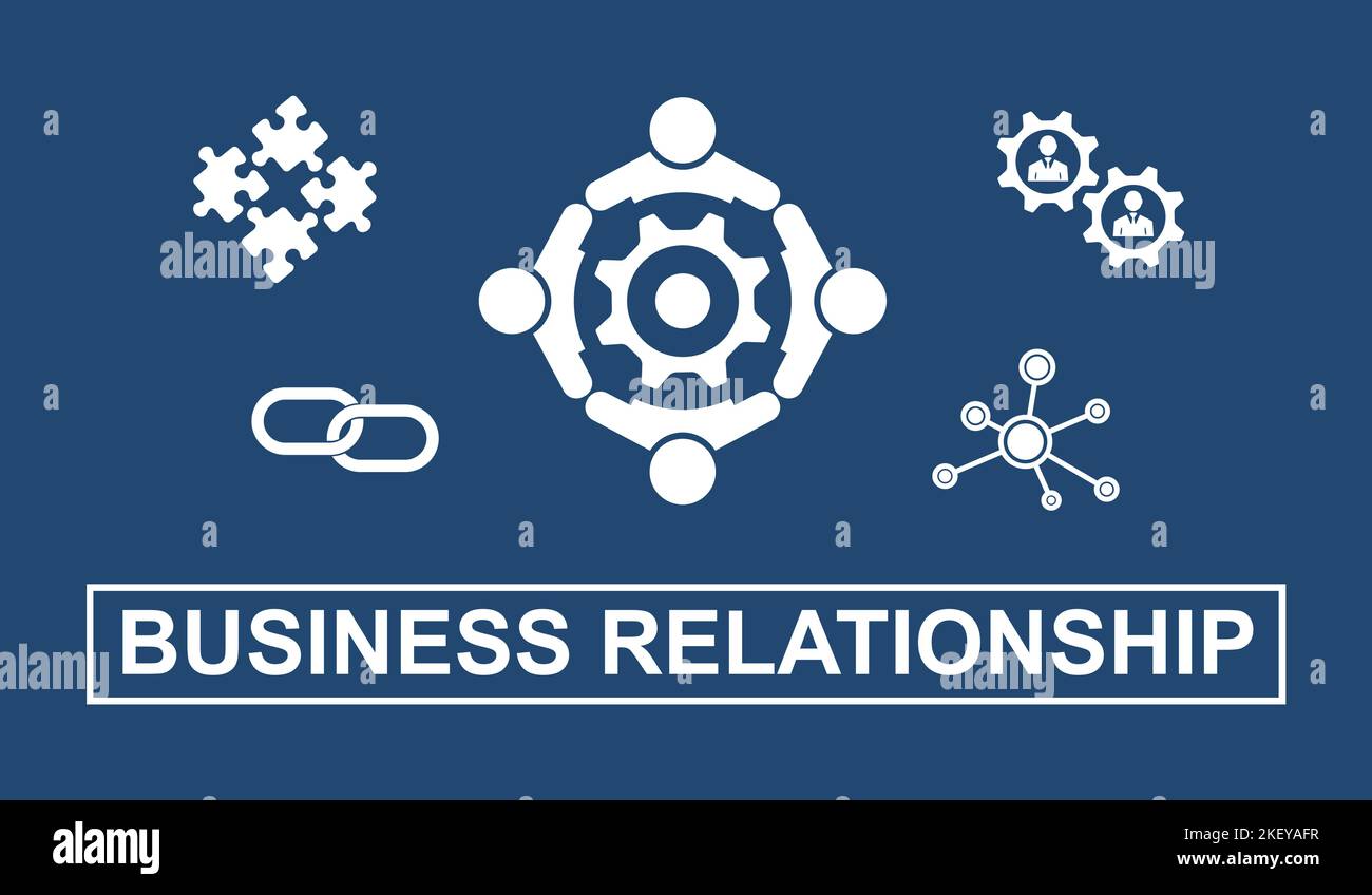 Illustration of a business relationship concept Stock Photo - Alamy