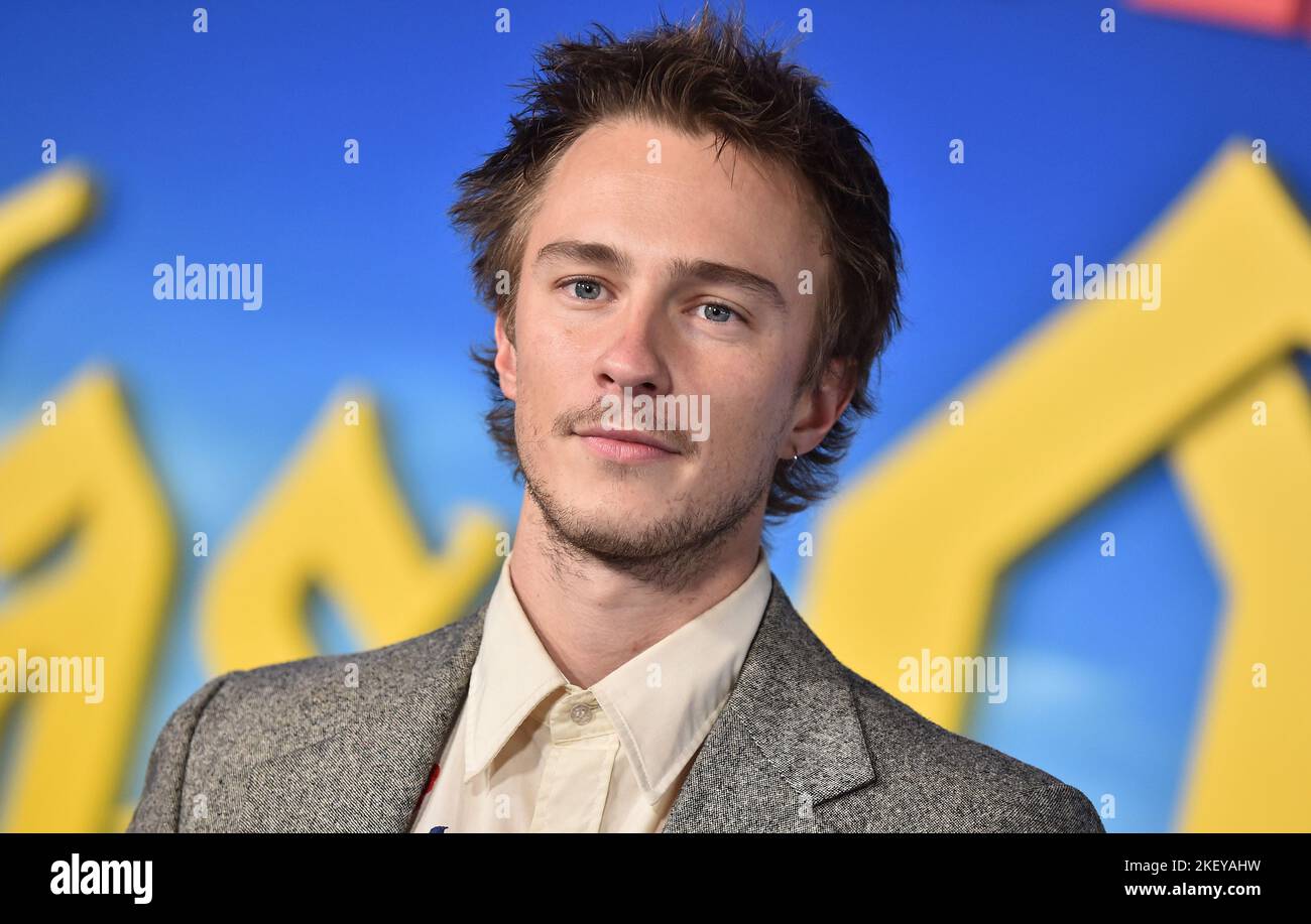 Los Angeles, CA on November 14, 2022. Drew Starkey arriving to the US ...