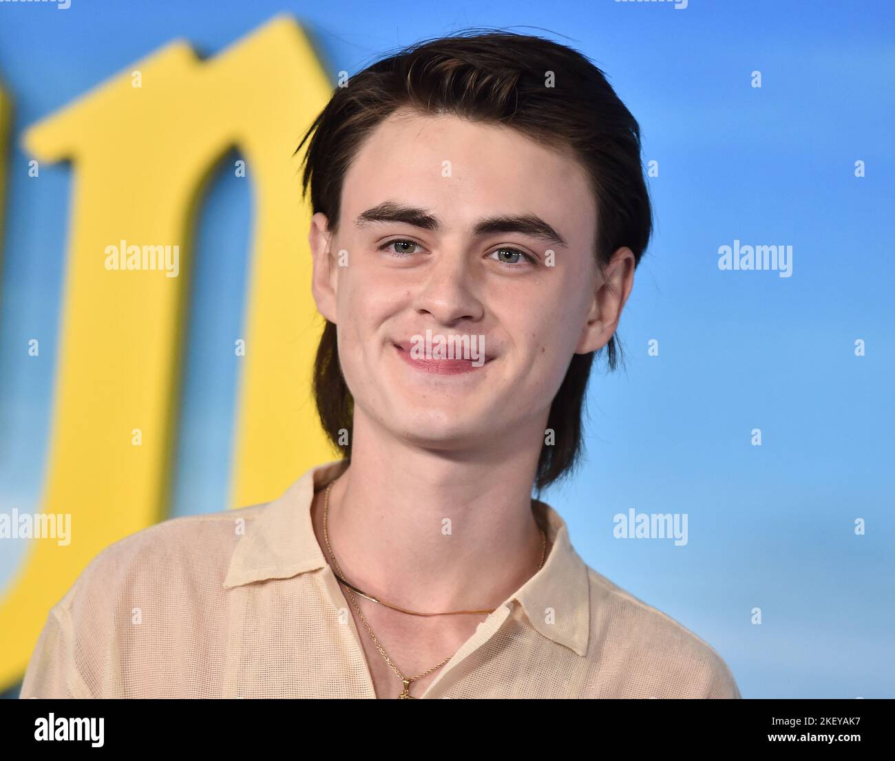 Los Angeles, CA on November 14, 2022. Jaeden Martel arriving to the US ...