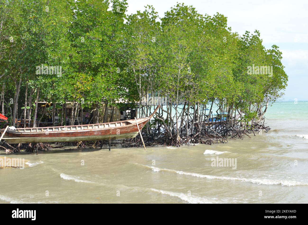 ko phi phi thailand rocks blue water boat trip Stock Photo - Alamy