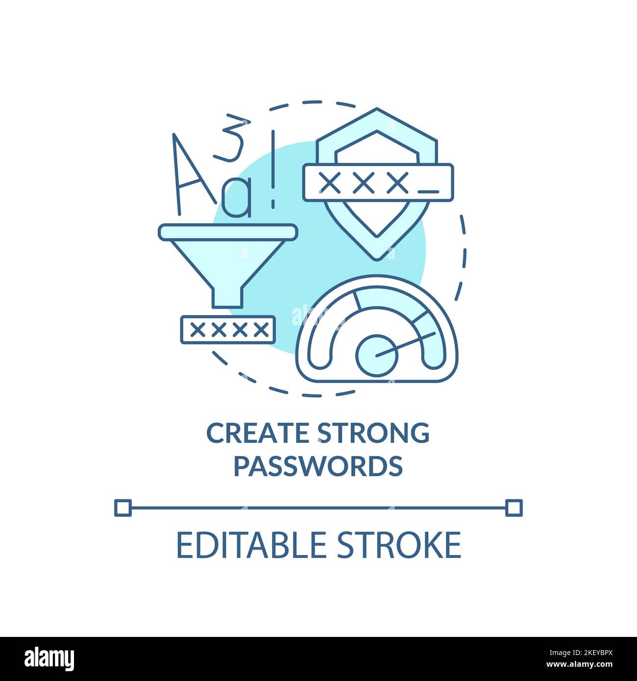 Complex password Stock Vector Images - Alamy