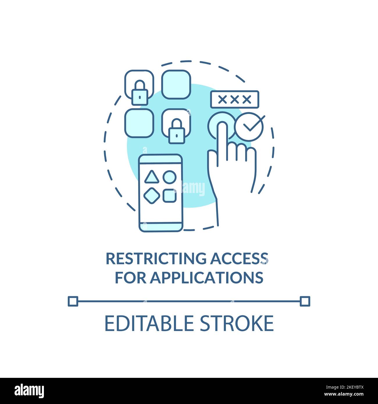 Restricting access Stock Vector Images - Alamy