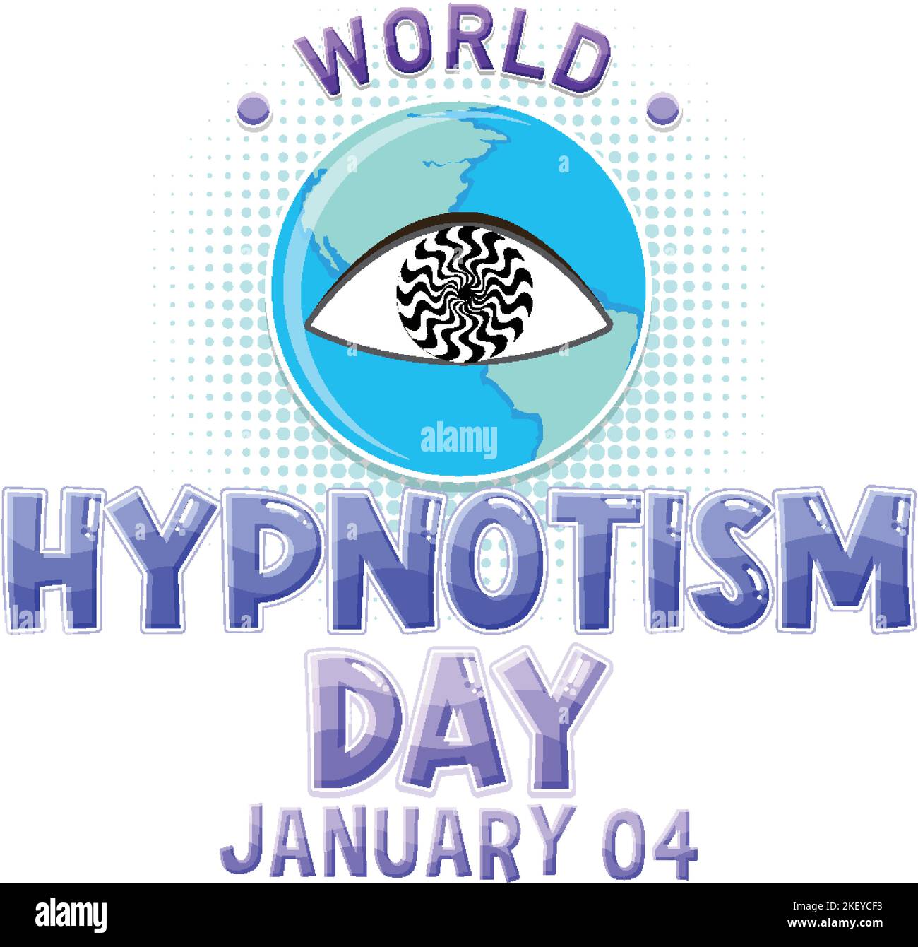 World hypnotism day banner design illustration Stock Vector Image & Art ...