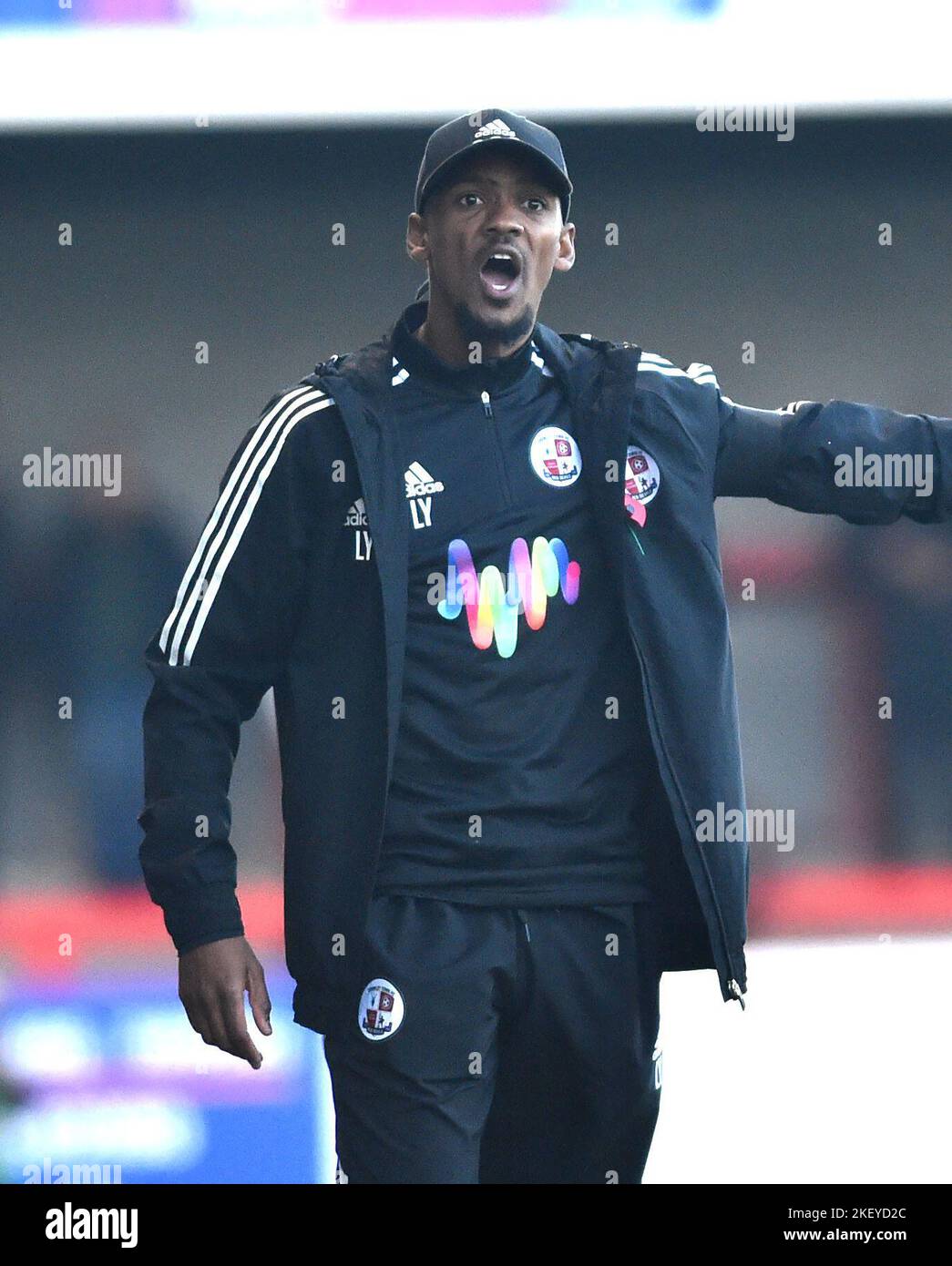 Lewis Young the interim head coach of Crawley Town FC - November 2022 ...