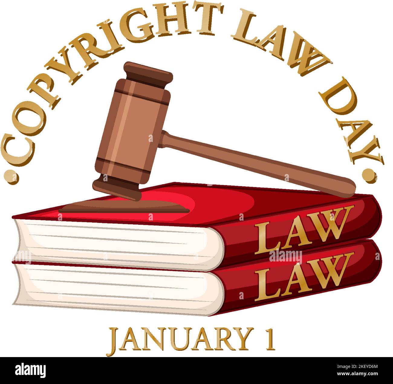 Copyright Law Day Banner Design illustration Stock Vector Image & Art ...