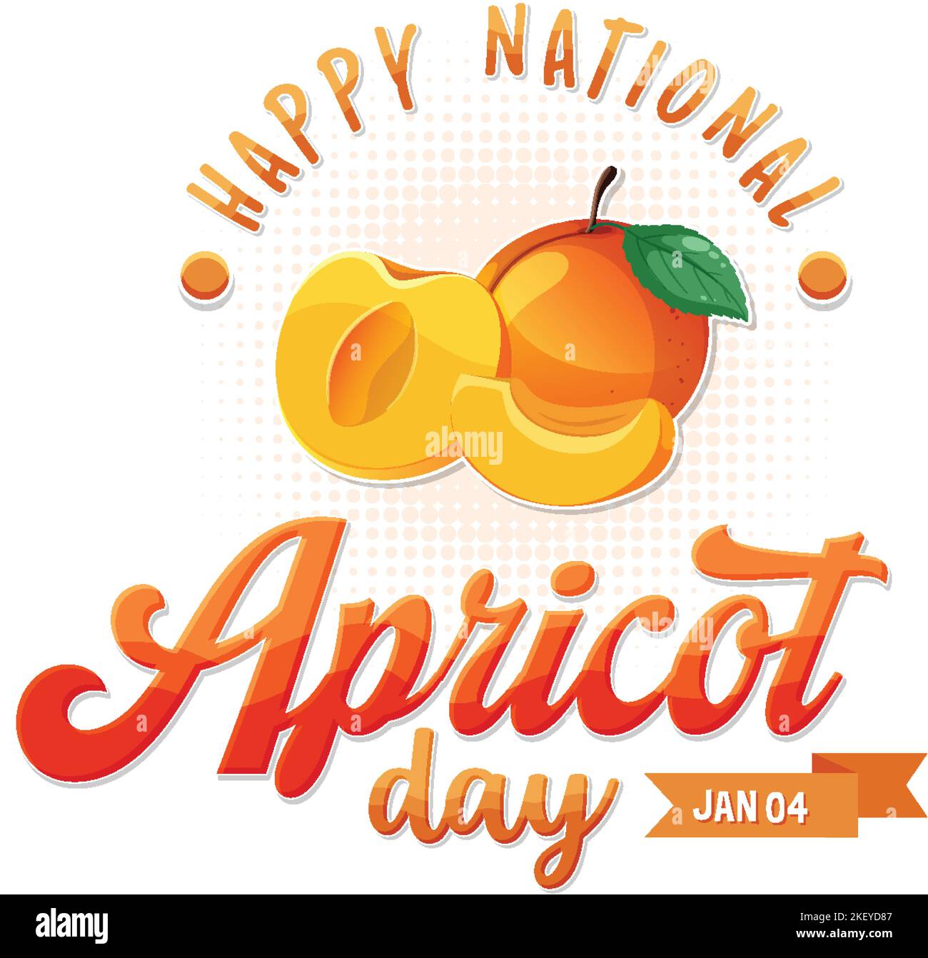National apricot day icon illustration Stock Vector Image & Art - Alamy