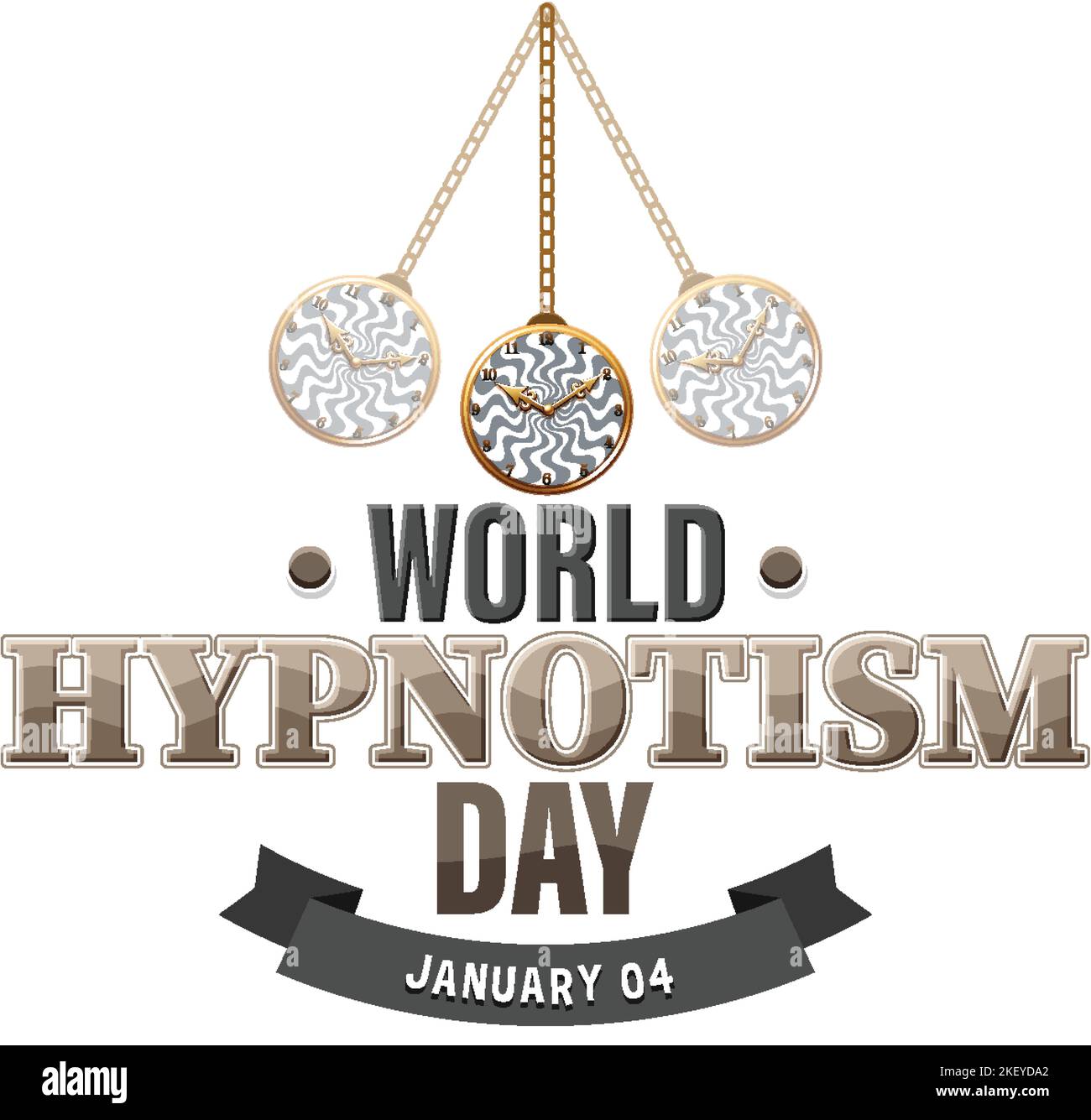 World hypnotism day banner design illustration Stock Vector Image & Art ...