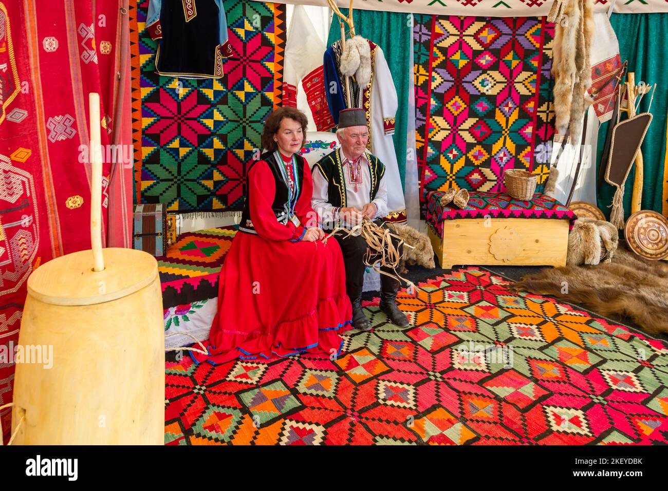 Kazan, Republic of Tatarstan, Russia - July 3, 2021: Sabantuy, the ...