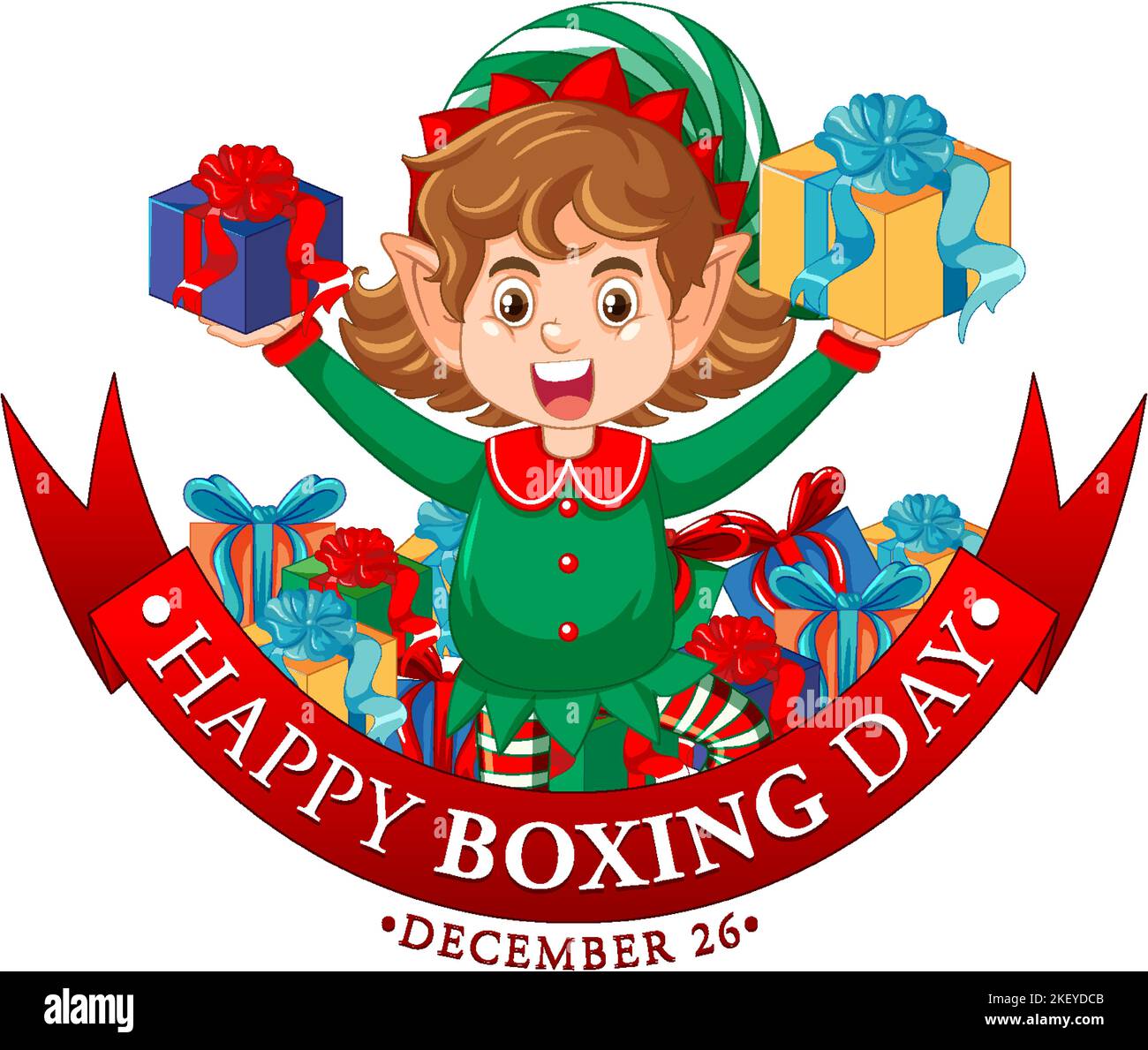 Happy Boxing Day banner design illustration Stock Vector Image & Art ...