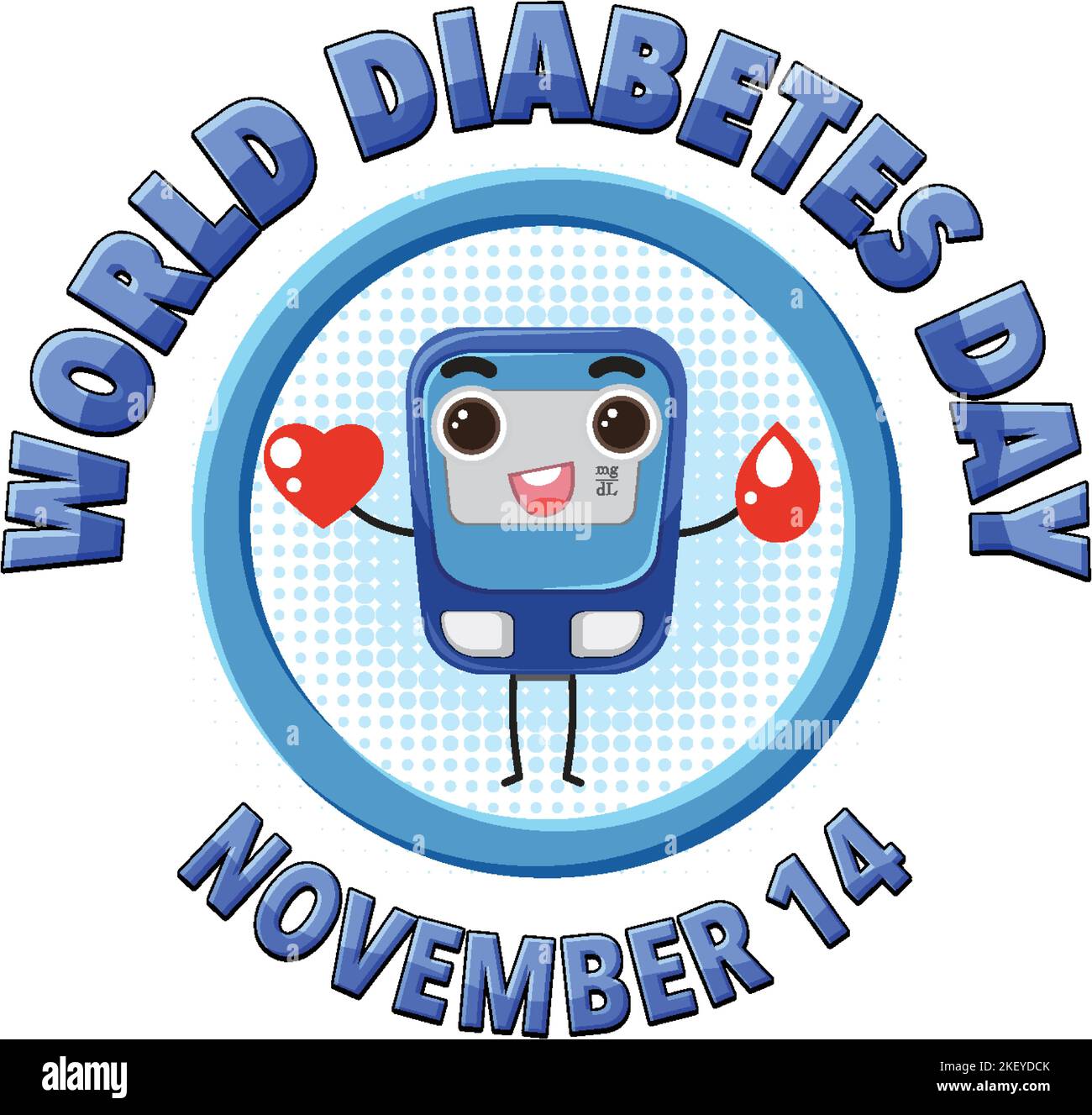 World Diabetes Day Poster Design illustration Stock Vector Image & Art ...