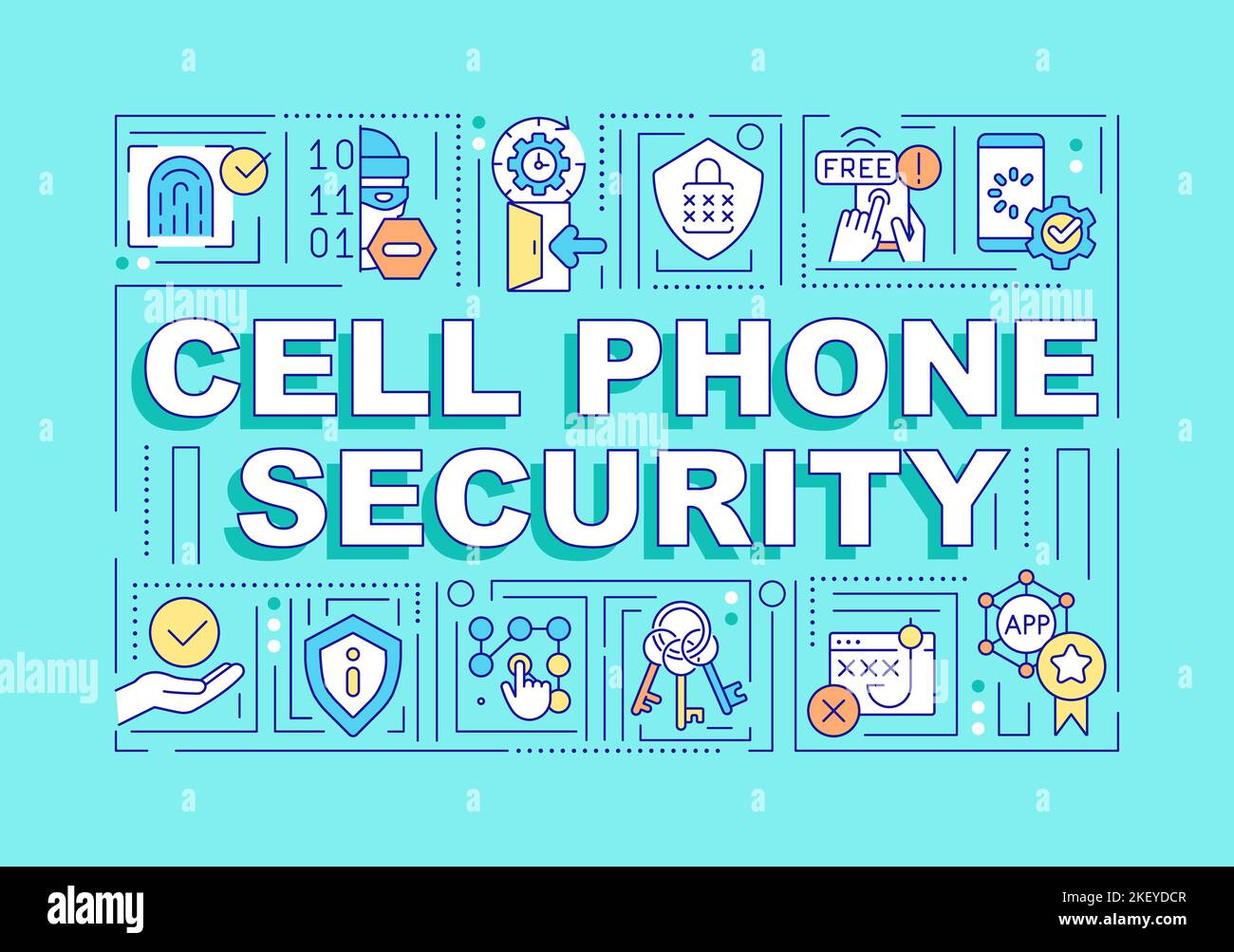 Cybersecurity word Stock Vector Images - Alamy