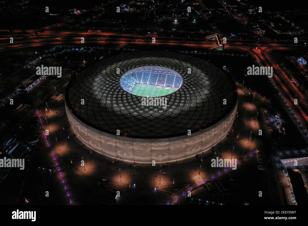 Undated photo of Al Thumama stadium, in Doha, Qatar, where will be ...
