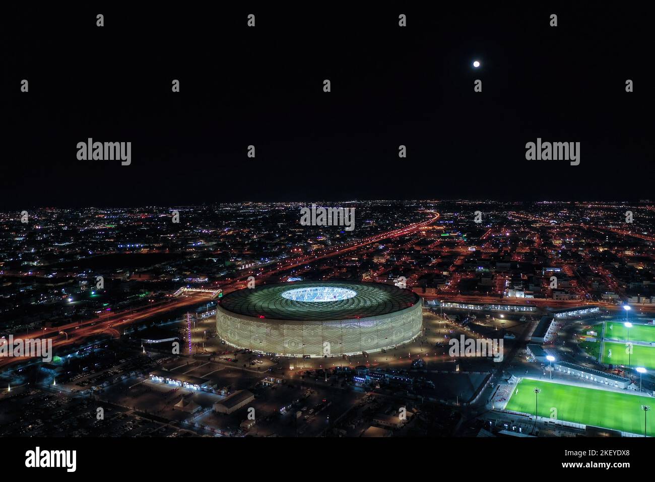 Undated photo of Al Thumama stadium, in Doha, Qatar, where will be ...