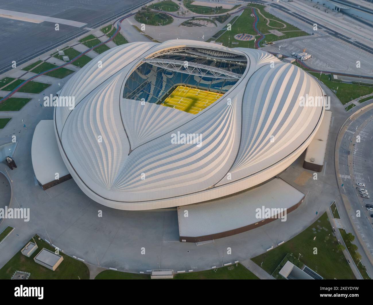 Undated photo of Al Janoub stadium, in Qatar, where will be played some ...