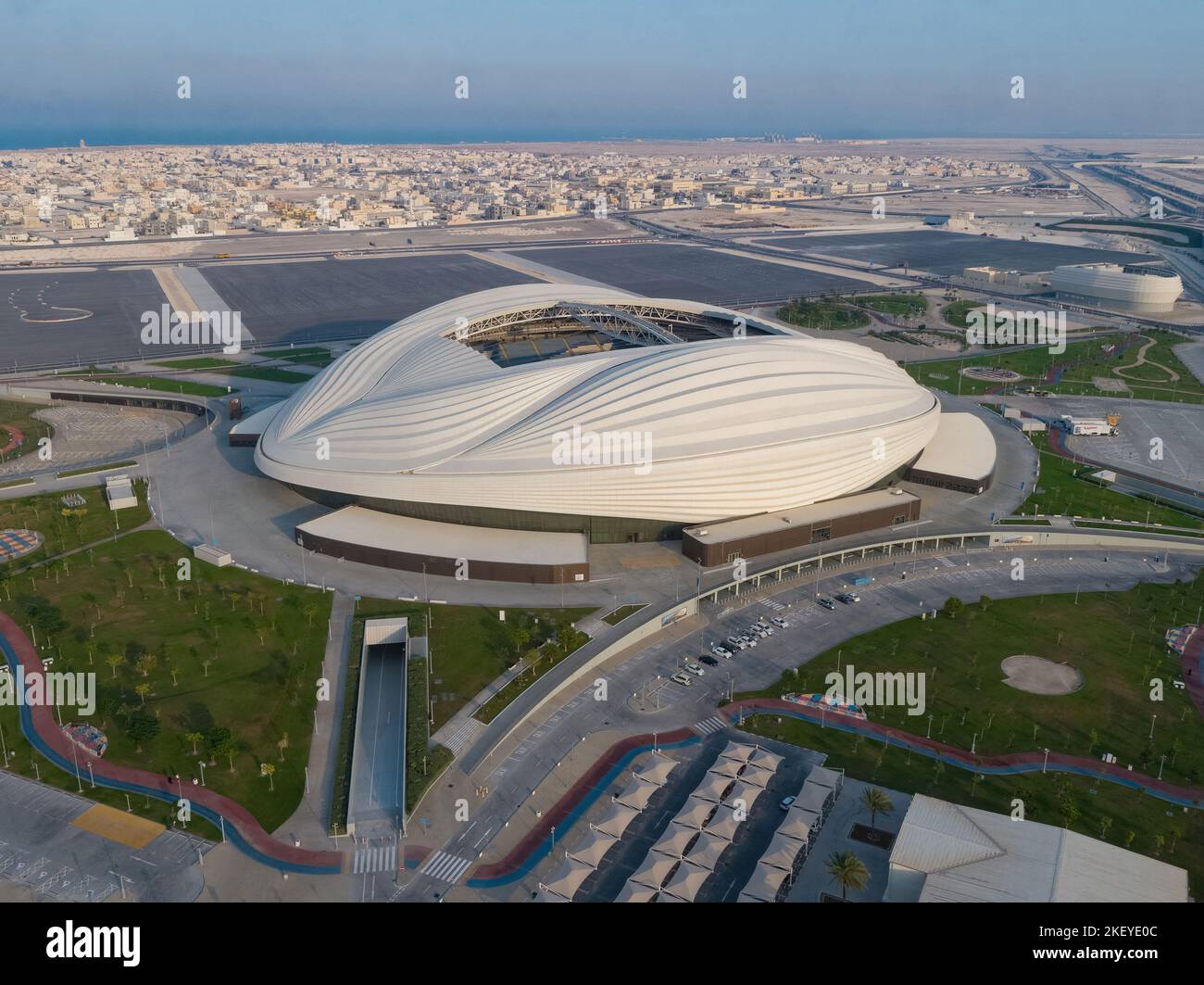 Undated photo of Al Janoub stadium, in Qatar, where will be played some ...
