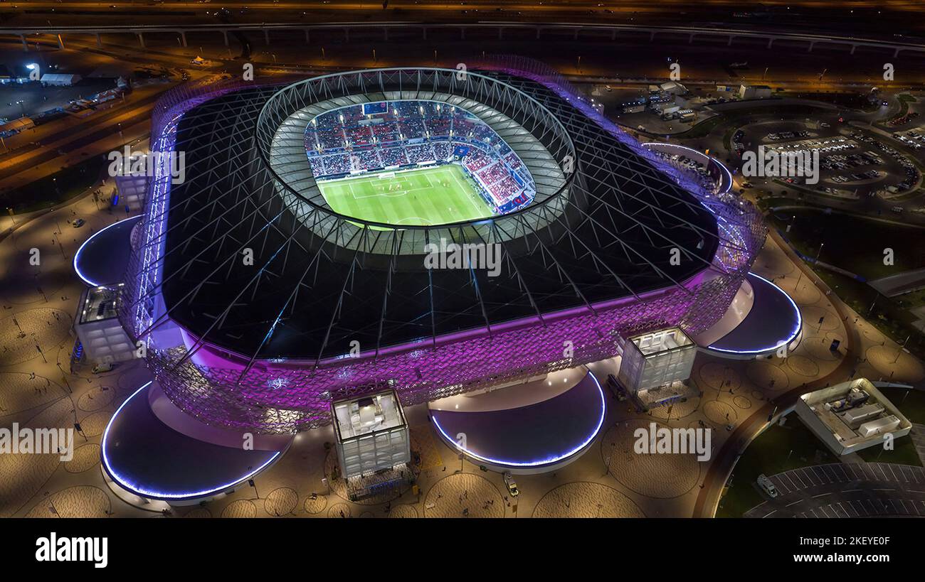 Undated photo of Ahmad bin Ali stadium, in Qatar, where will be played ...