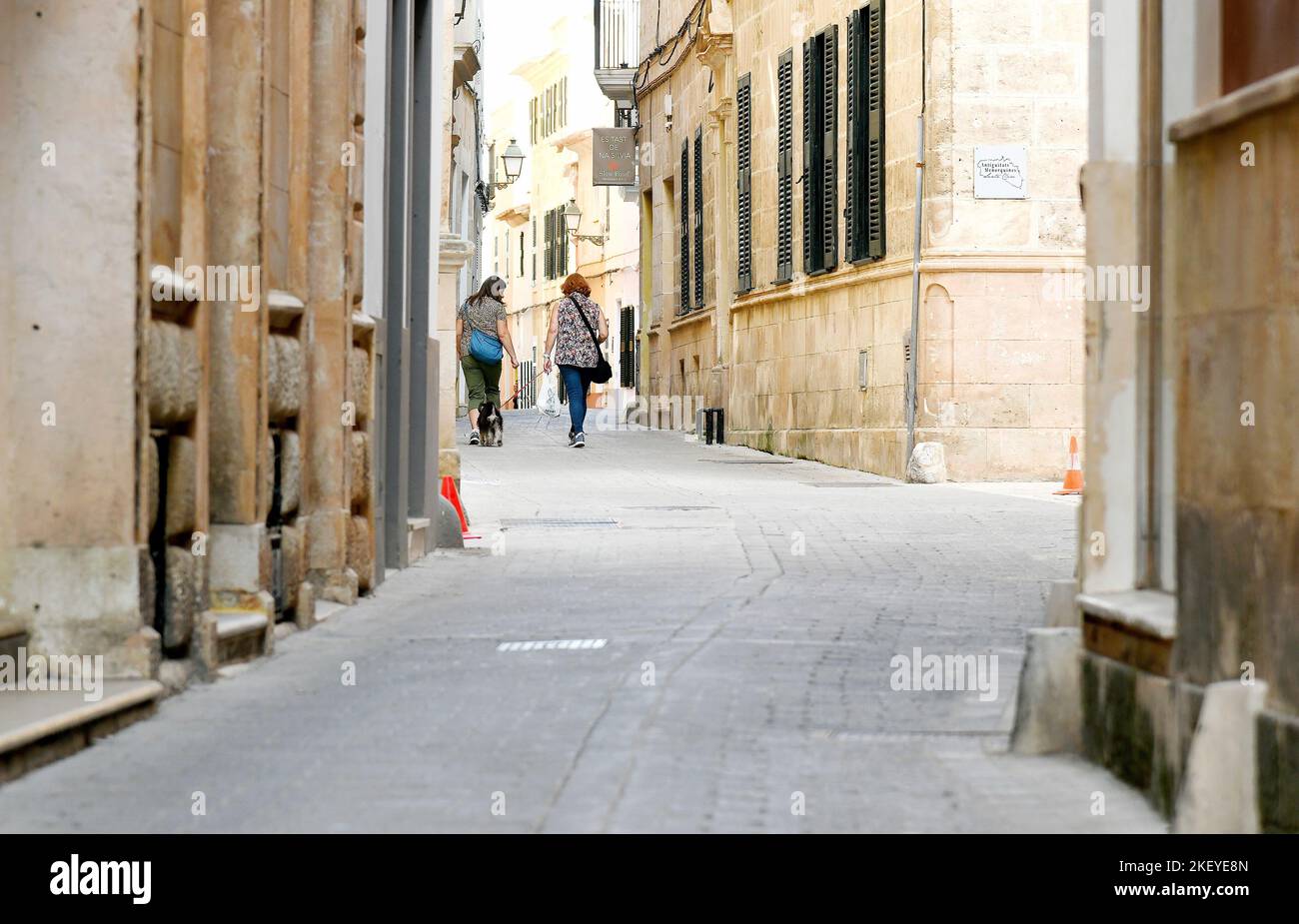 Streets of Ciudadela, Menorca, Spain Stock Photo - Alamy