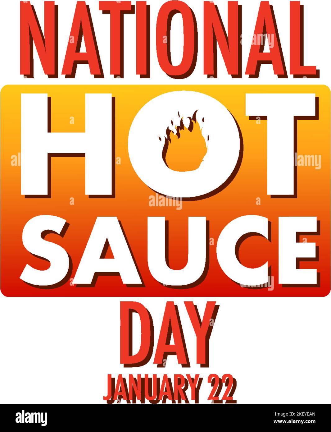 National Hot Sauce Day Banner Design illustration Stock Vector Image ...