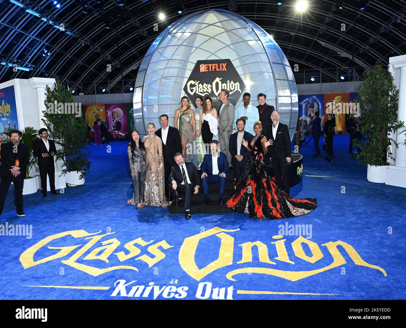 Los Angeles, USA. 14th Nov, 2022. Marian Lee, Kate Hudson, Scott Stuber ...