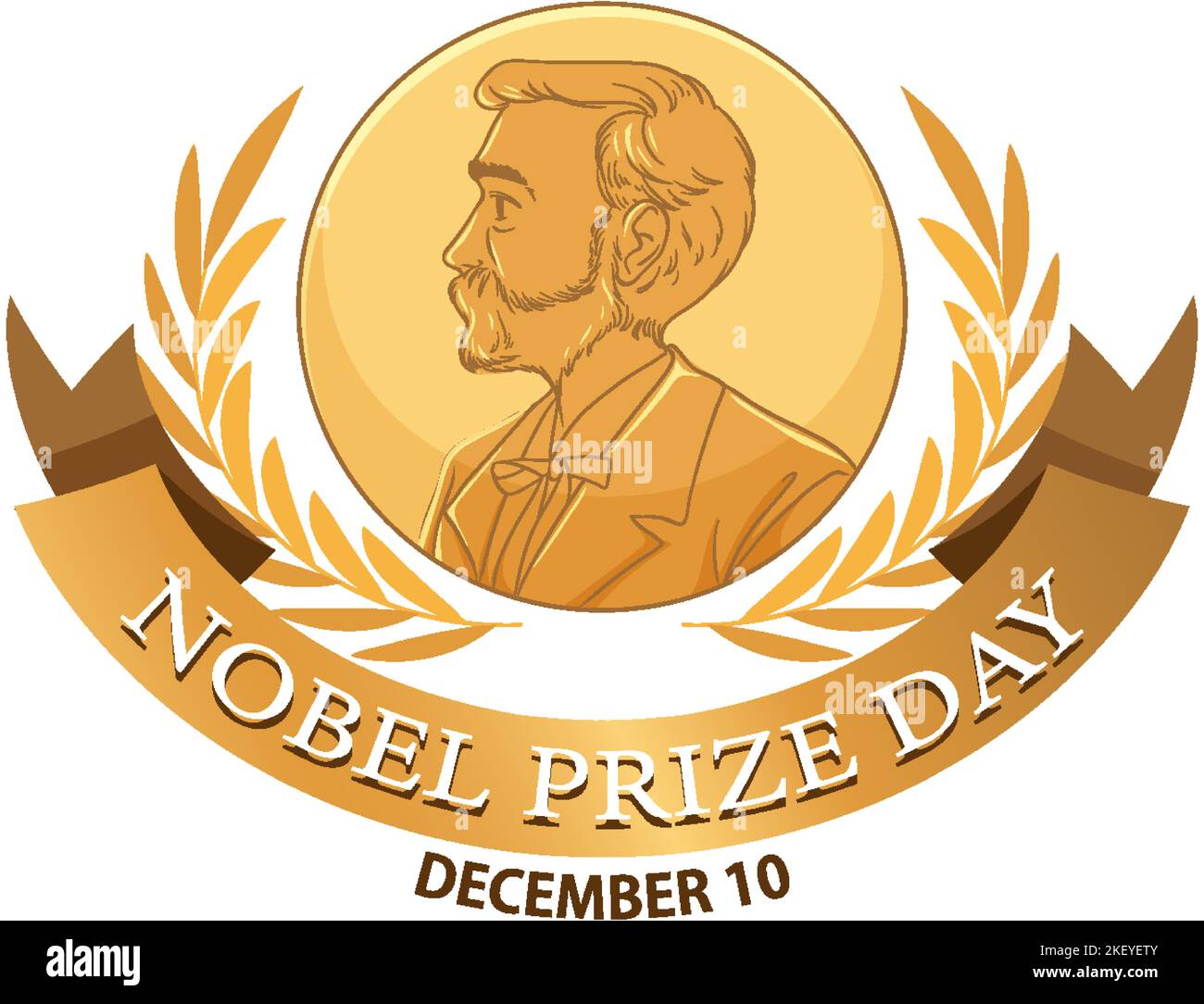 Nobel Prize Day Banner Design illustration Stock Vector Image & Art - Alamy