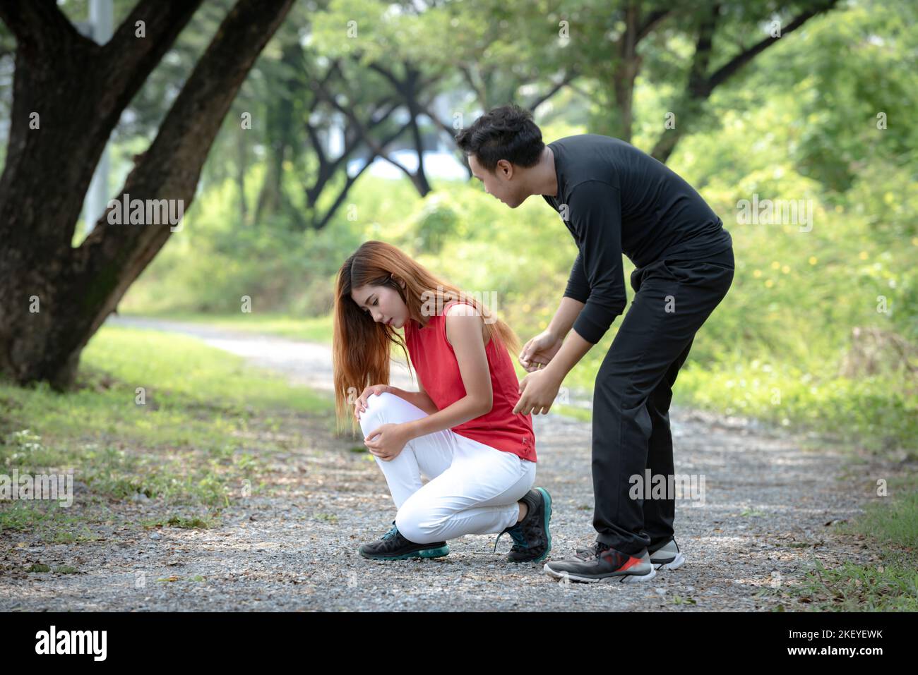 Young man helping hi-res stock photography and images - Alamy