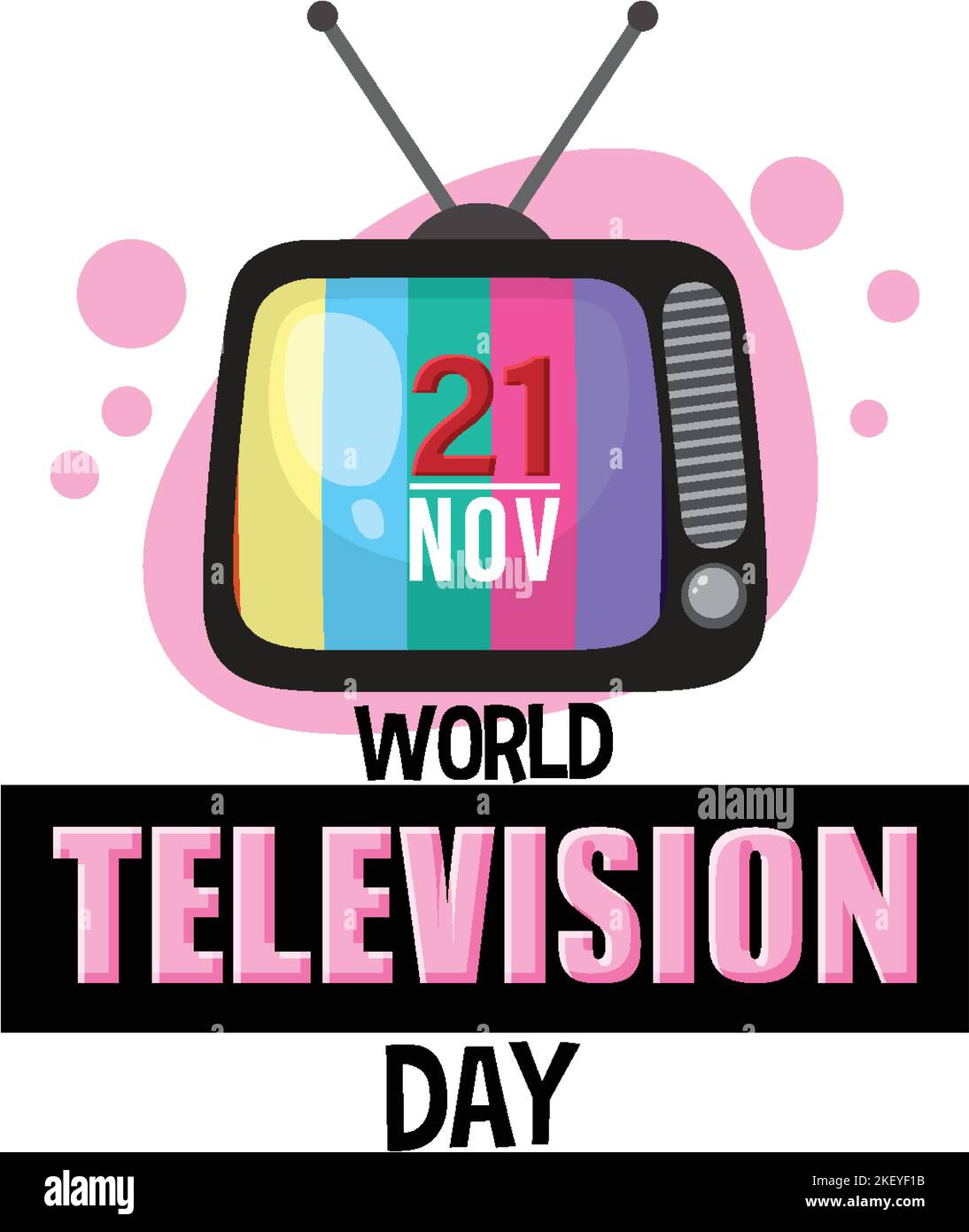 World television day poster design illustration Stock Vector Image ...