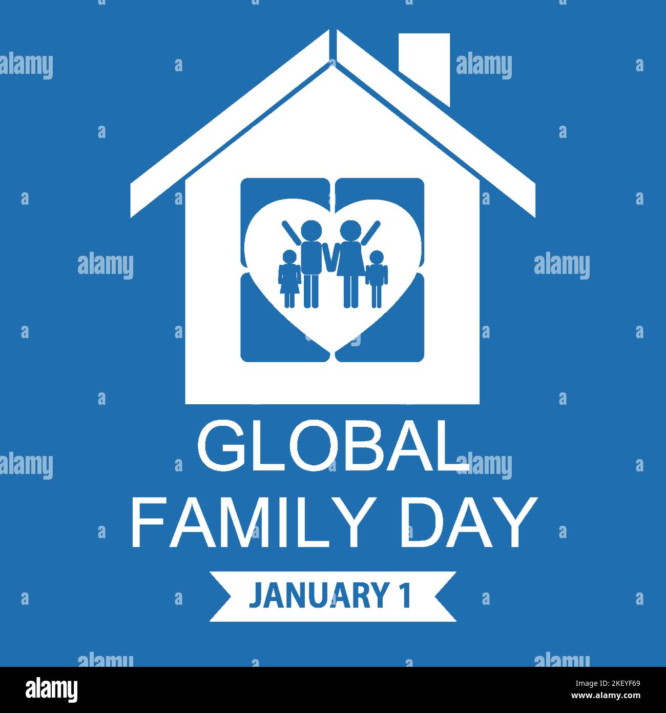 Global Family Day banner design illustration Stock Vector Image & Art ...