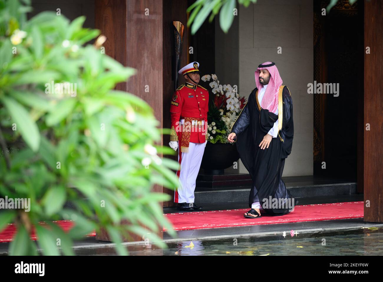 Crown Prince Mohammed bin Salman of Saudi Arabia arrives at the formal ...