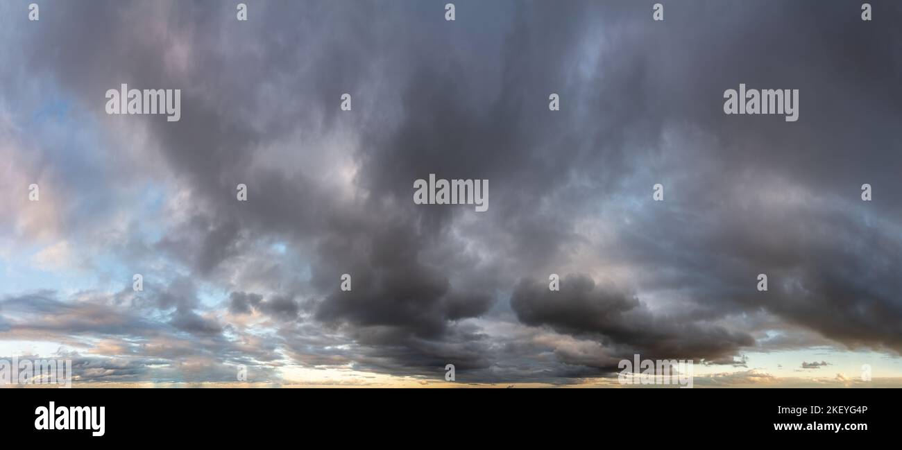 Fantastic thunderclouds at sunrise Stock Photo - Alamy