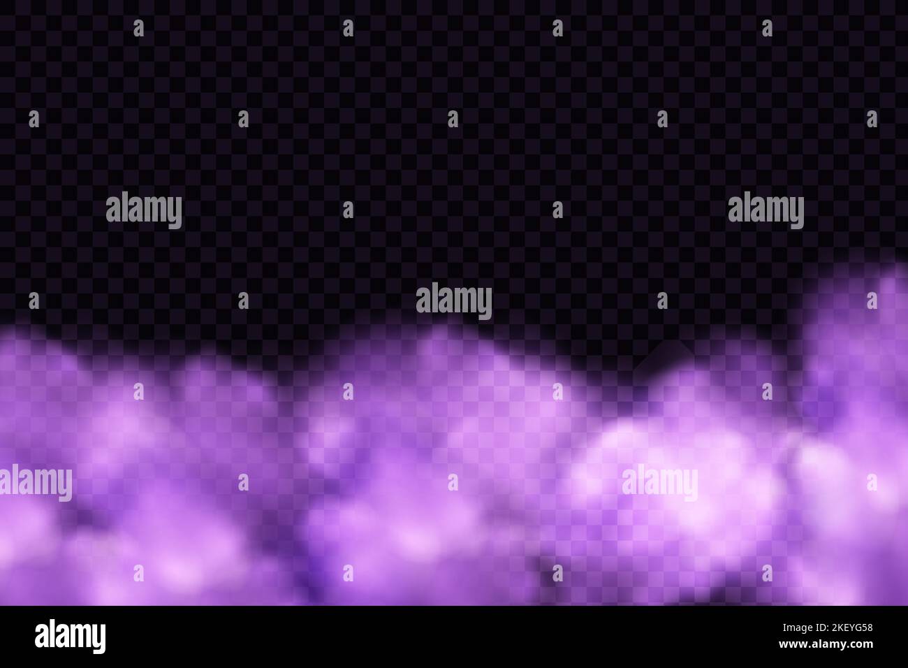 Purple flows poisonous gas, dust and smoke effect.Realistic scary ...