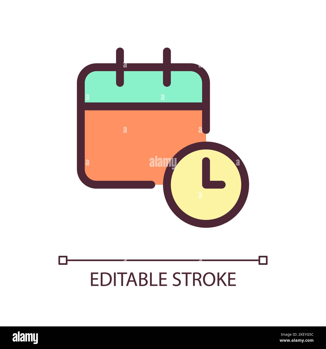 Schedule calendar rgb color Cut Out Stock Images & Pictures - Alamy