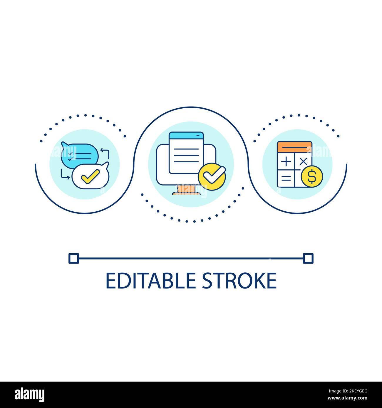 Online payroll software accounting hi-res stock photography and images ...