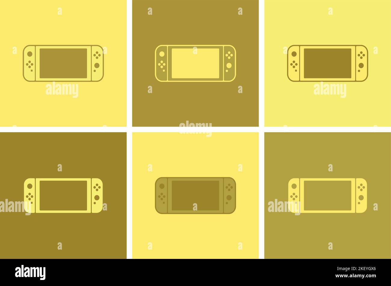 Nintendo switch controller Stock Vector Images - Alamy