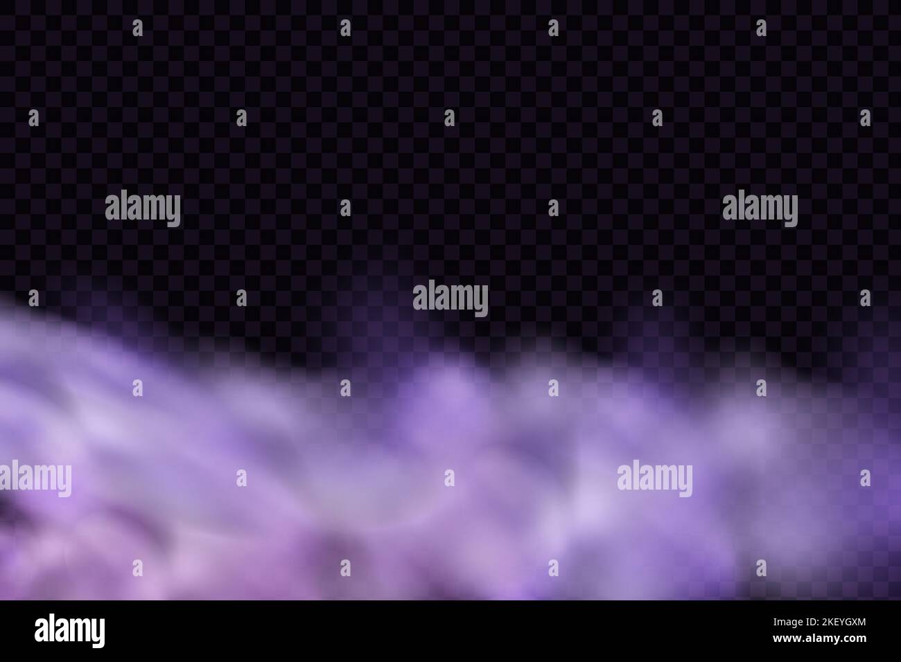 Purple flows poisonous gas, dust and smoke effect.Realistic scary ...