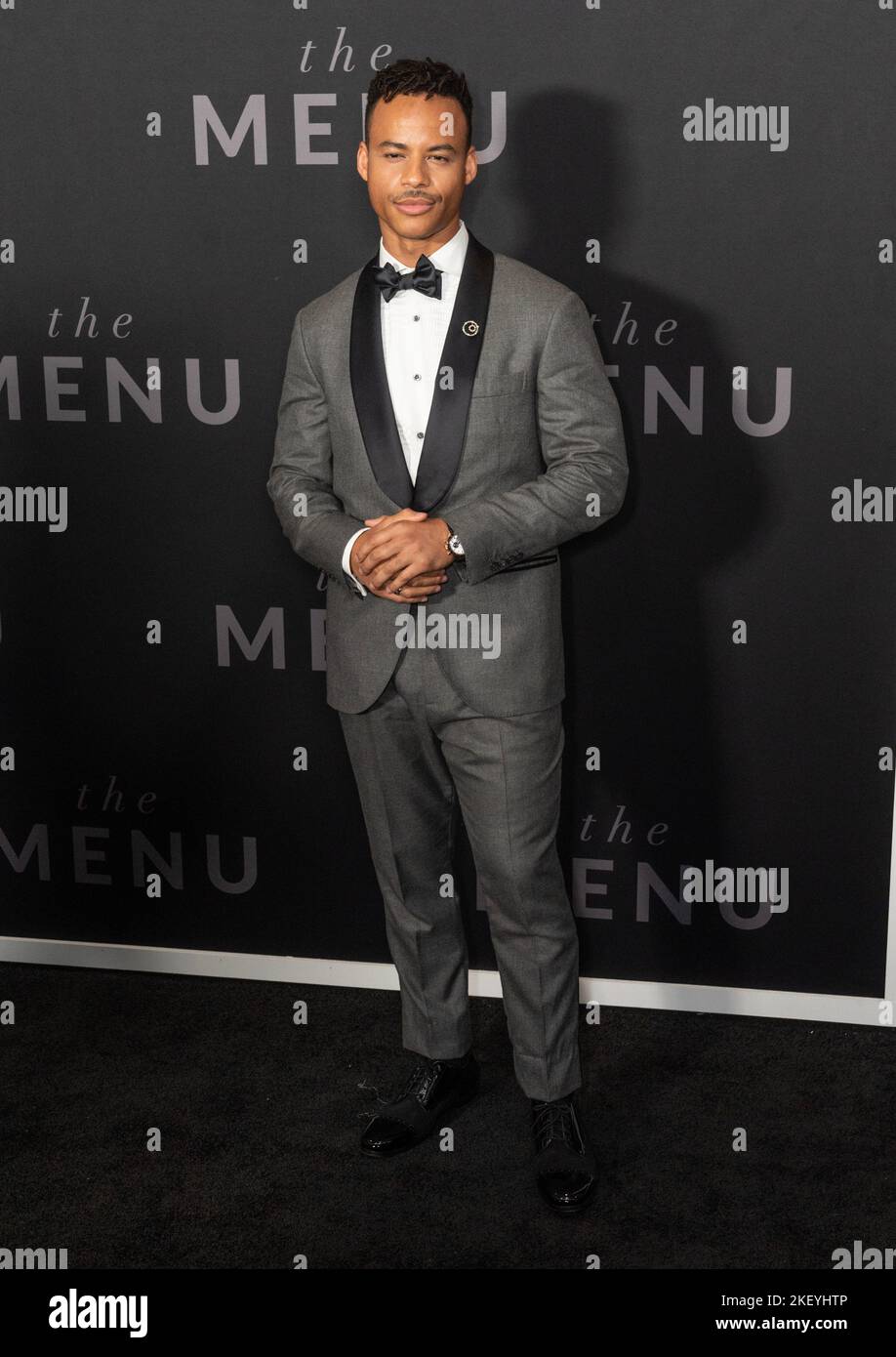 Mark St. Cyr attends premiere of The Menu movie at AMC Lincoln Square ...