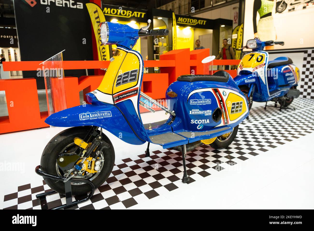 Milano, Italy. 14th Nov, 2022. In recent days, Rho Fiera Eicma was held ...